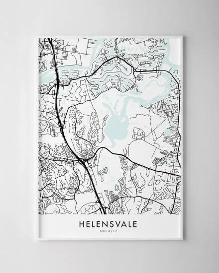 Gold Coast – Helensvale Map Print - Chelsea Chelsea