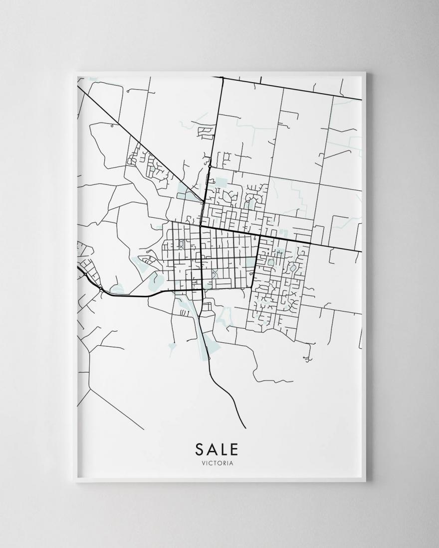 Sale VIC Map Print - Chelsea Chelsea