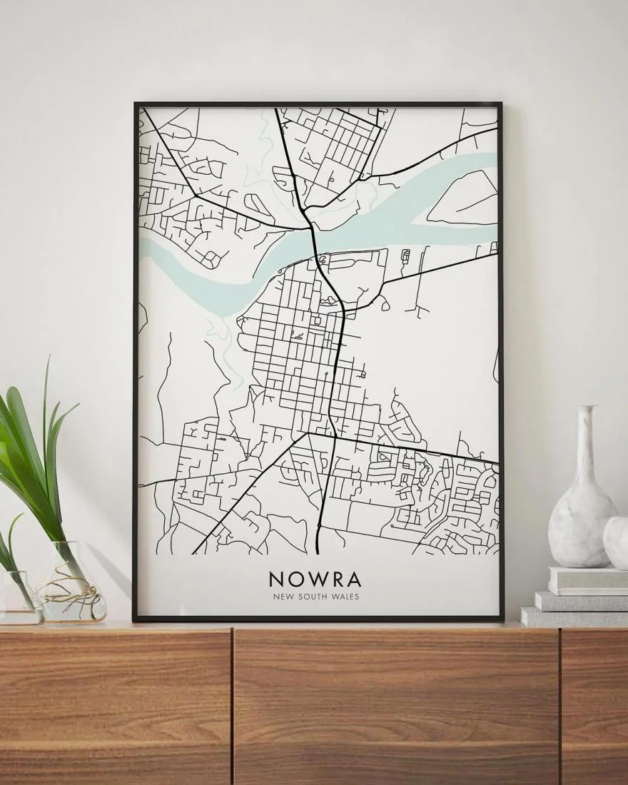 Nowra NSW Map Print - Chelsea Chelsea