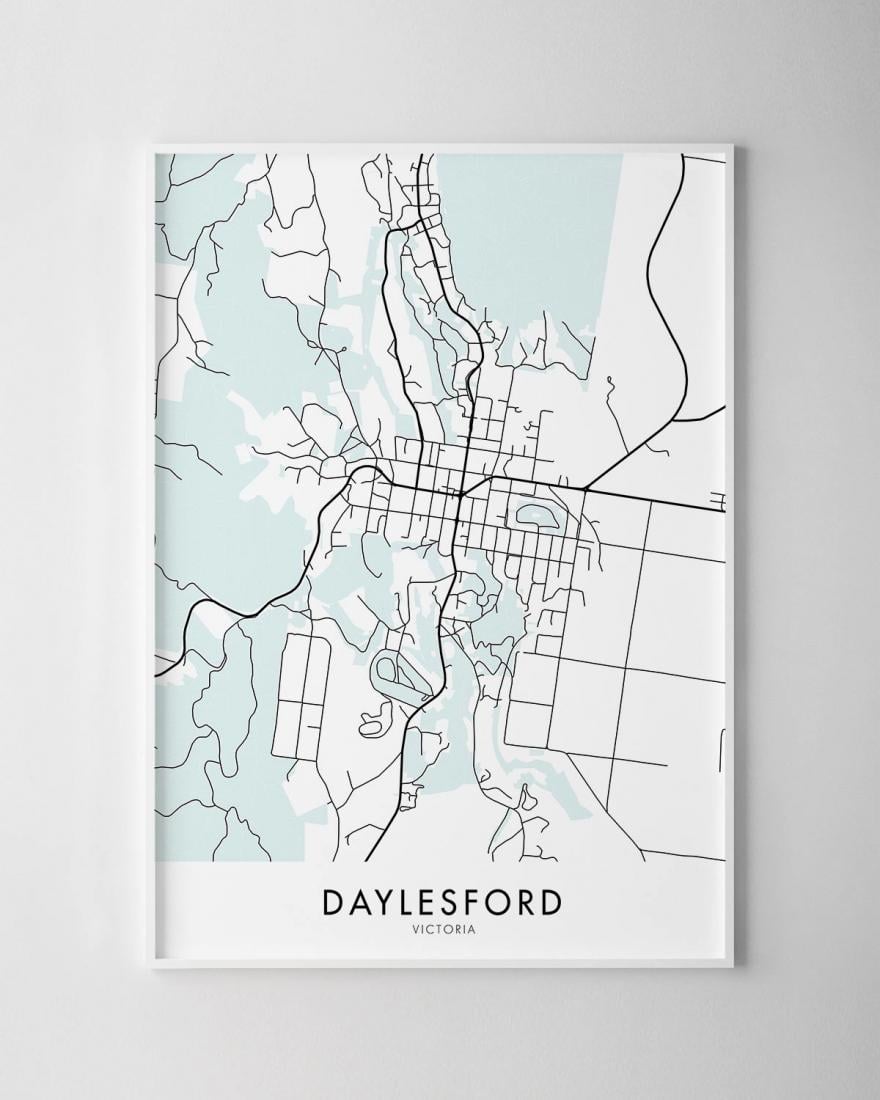 Daylesford VIC Map Print - Chelsea Chelsea