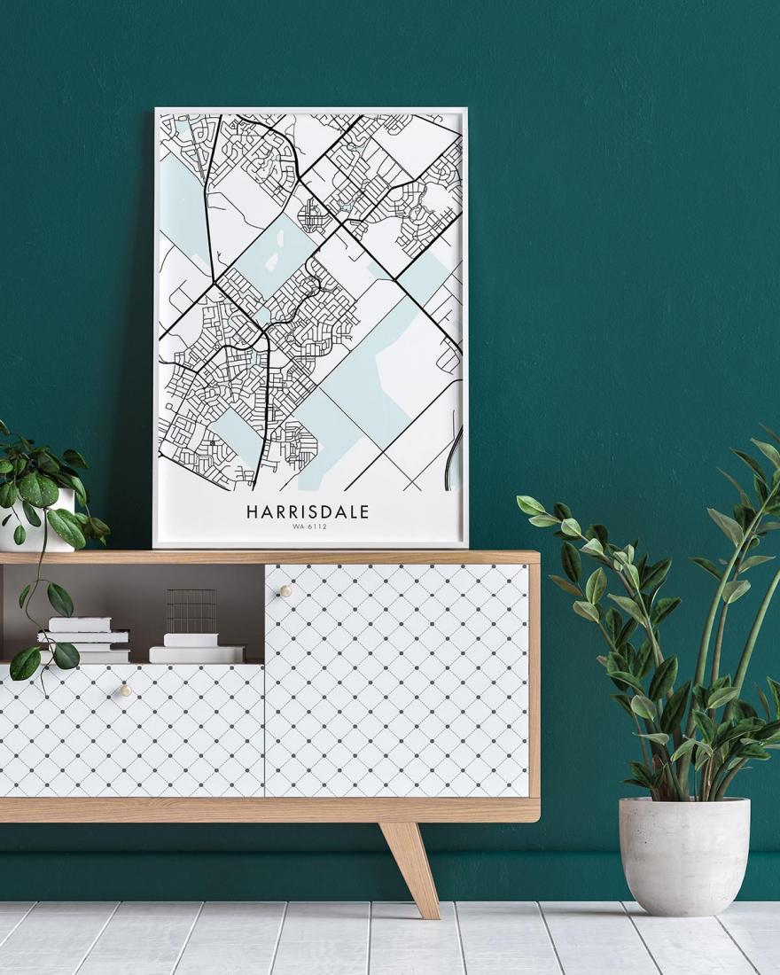 Perth – Harrisdale Map Print - Chelsea Chelsea