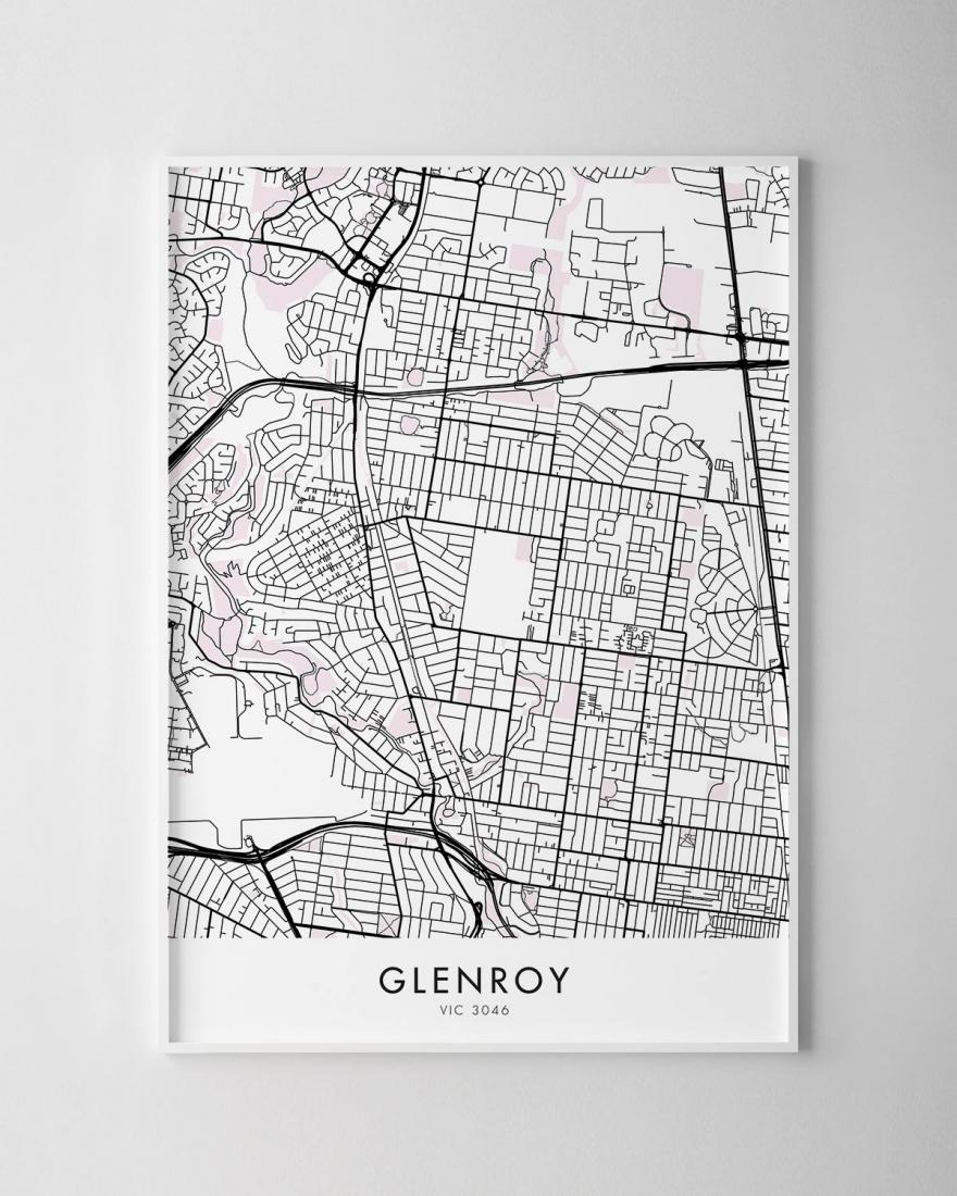 Melbourne – Glenroy Map Print - Chelsea Chelsea