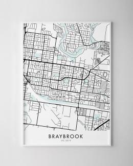 Melbourne – Braybrook Map Print - Chelsea Chelsea