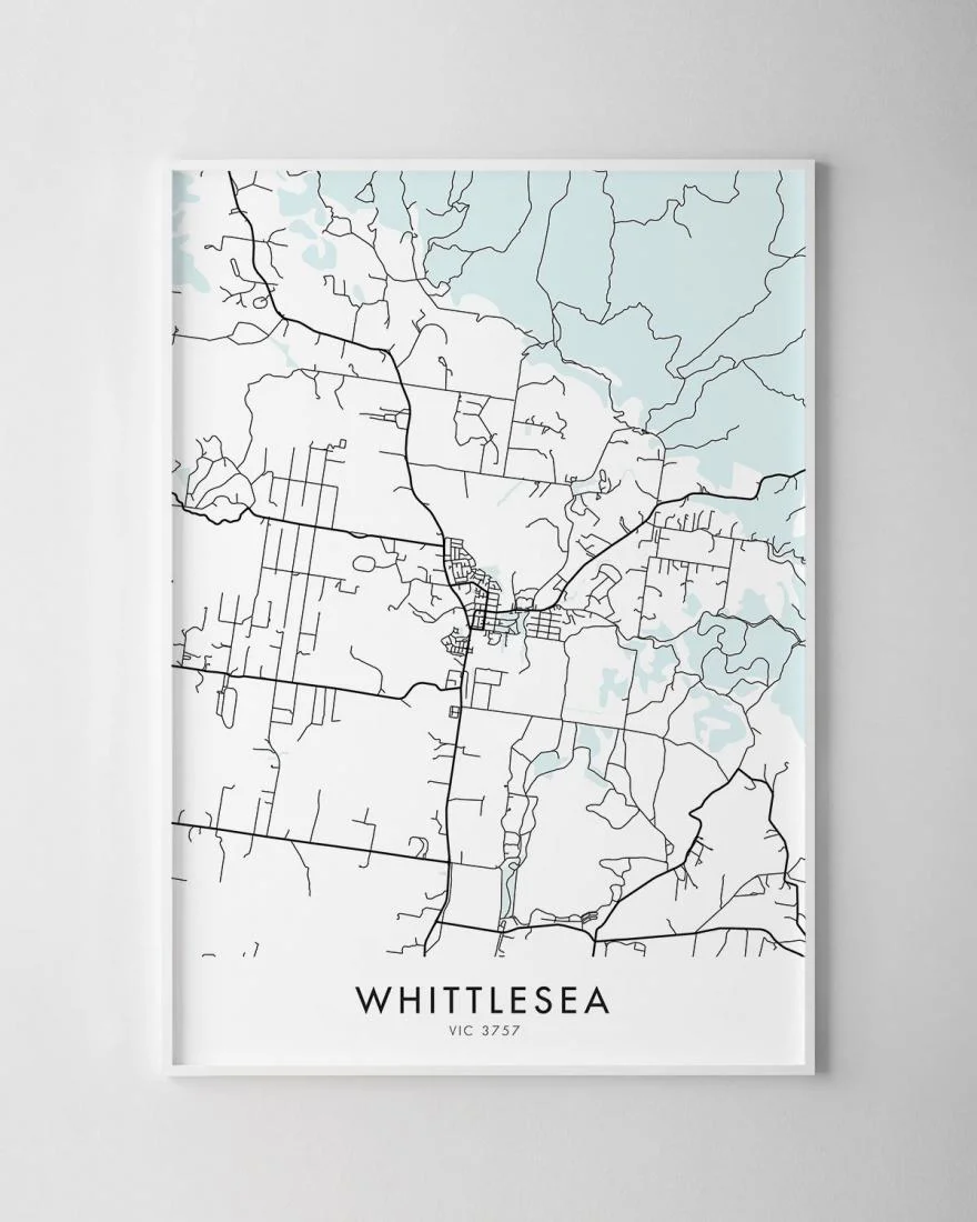 Melbourne – Whittlesea Map Print - Chelsea Chelsea