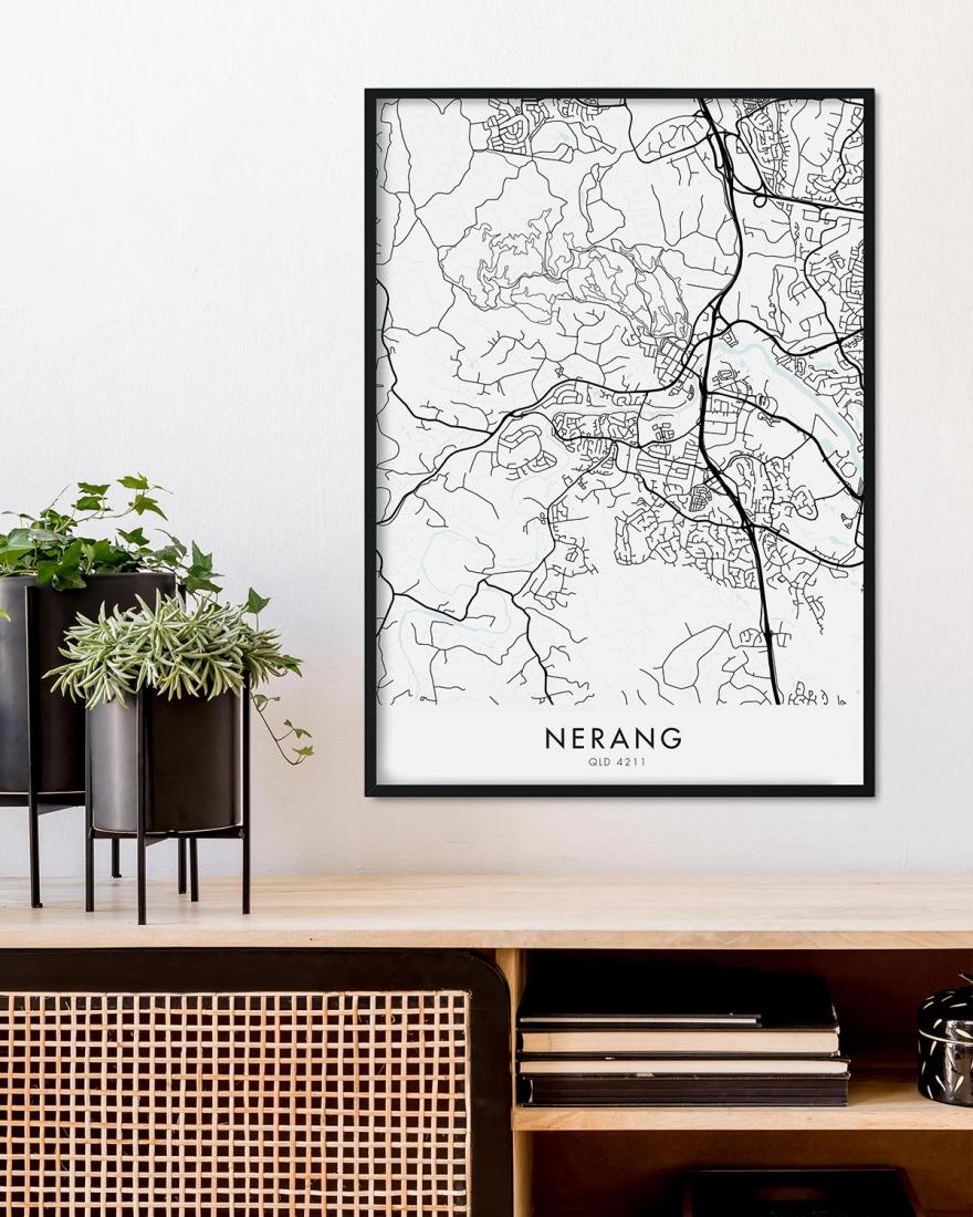Gold Coast – Nerang Map Print - Chelsea Chelsea