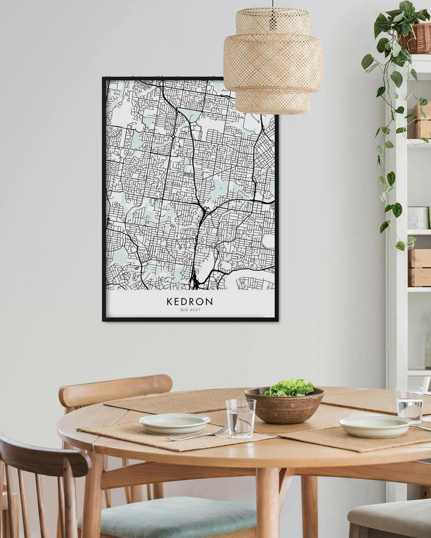 Brisbane – Kedron Map Print - Chelsea Chelsea