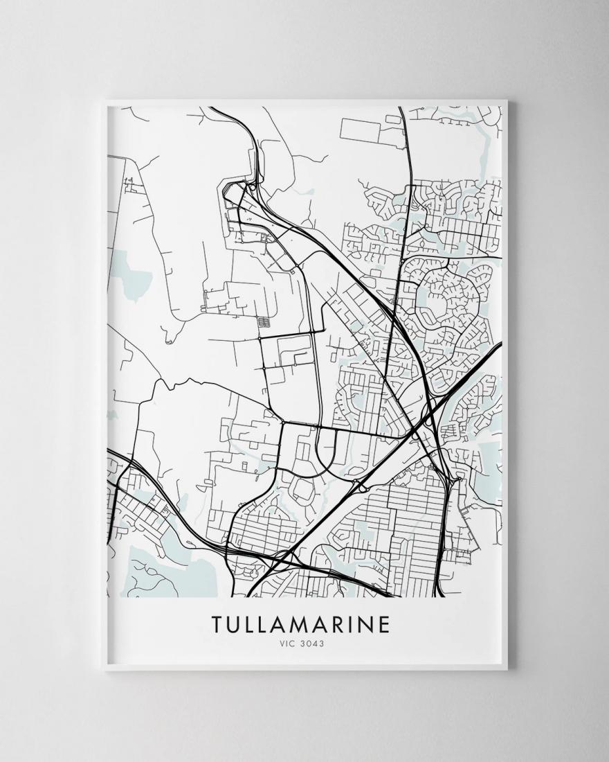 Melbourne – Tullamarine Map Print - Chelsea Chelsea