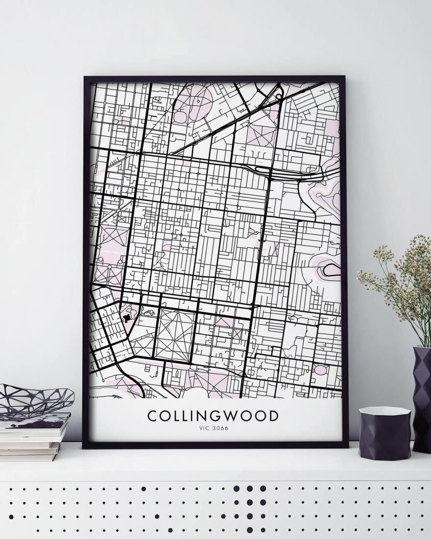 Melbourne – Collingwood Map Print - Chelsea Chelsea