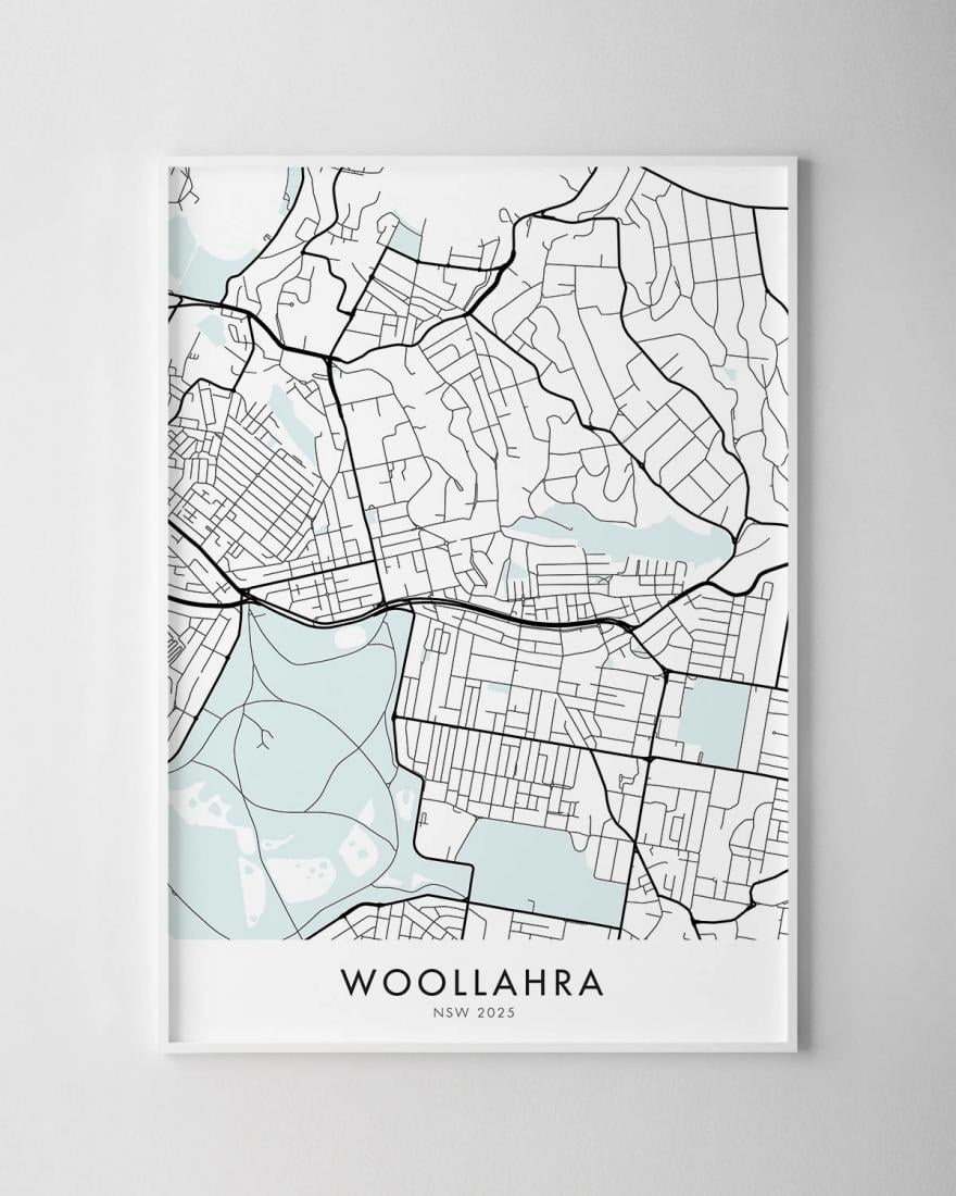 Sydney – Woollahra Map Print - Chelsea Chelsea
