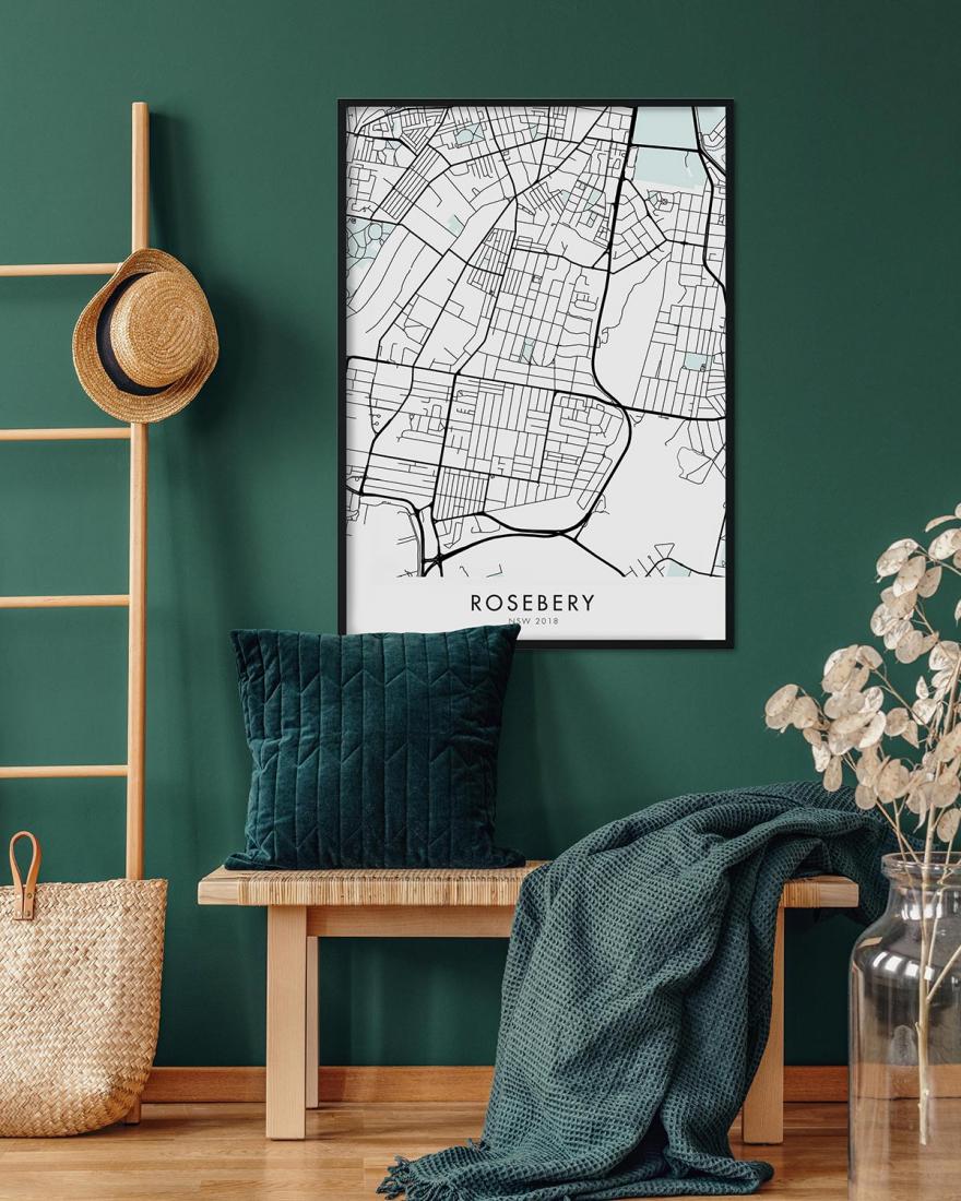 Sydney – Rosebery Map Print - Chelsea Chelsea