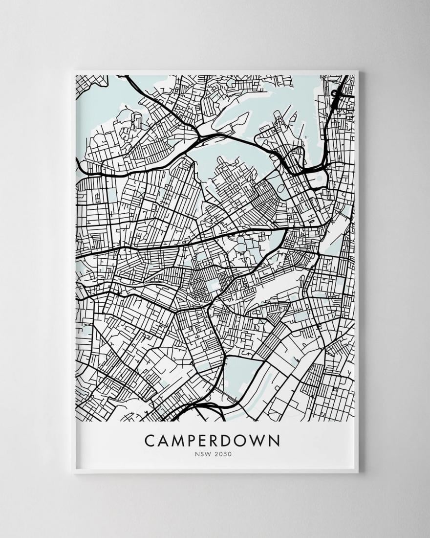 Sydney – Camperdown Map Print - Chelsea Chelsea