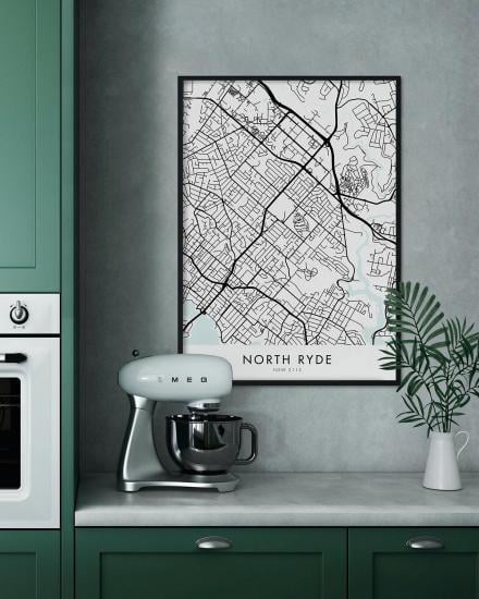 Sydney – North Ryde Map Print - Chelsea Chelsea