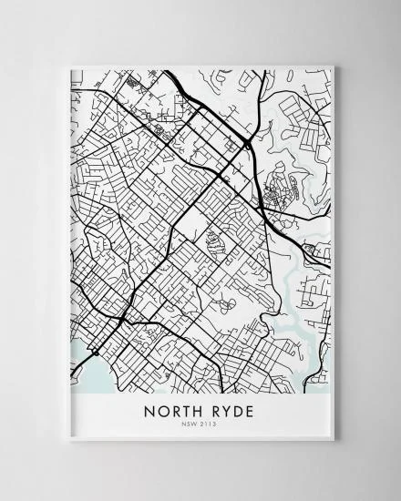 Sydney – North Ryde Map Print - Chelsea Chelsea