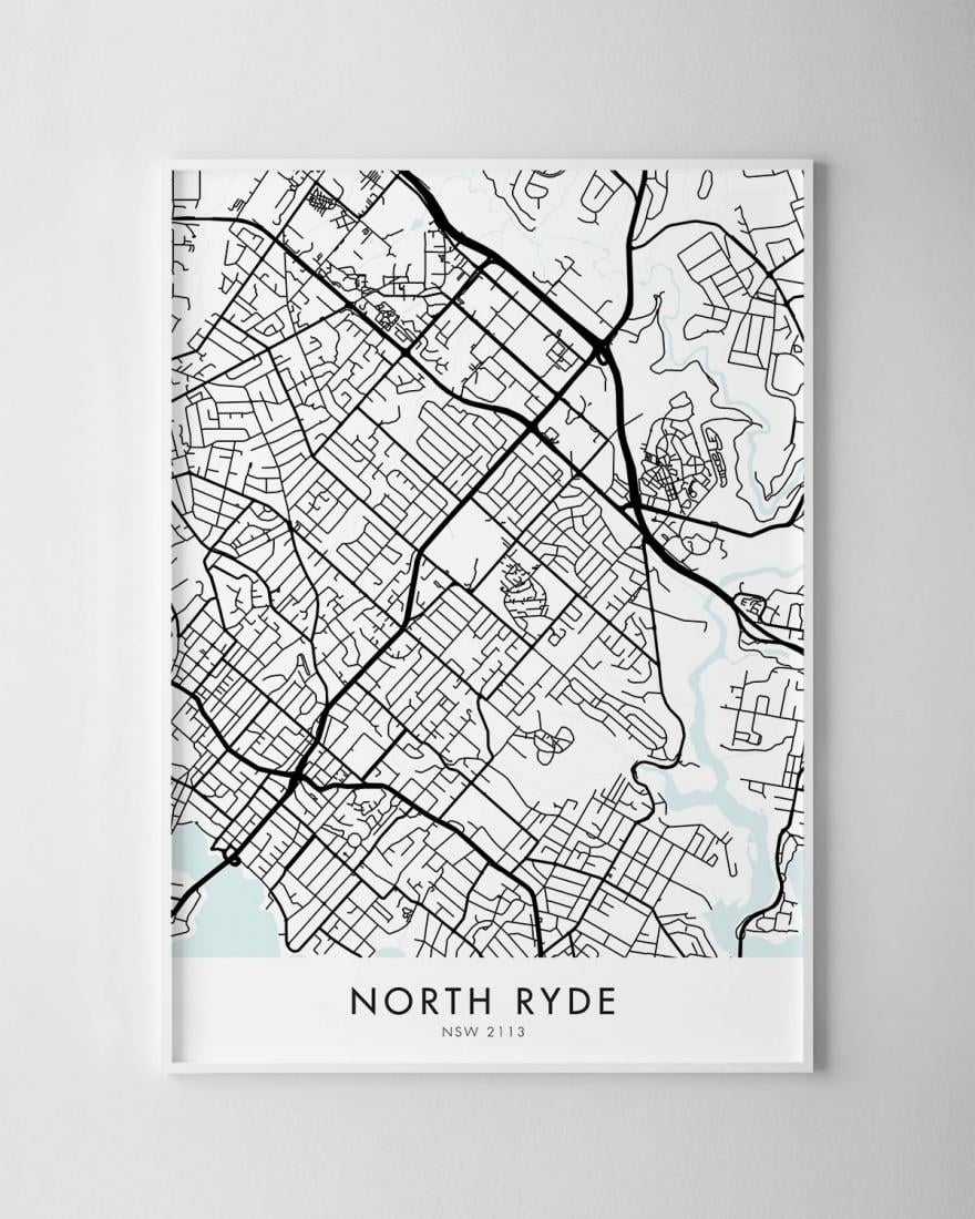Sydney – North Ryde Map Print - Chelsea Chelsea