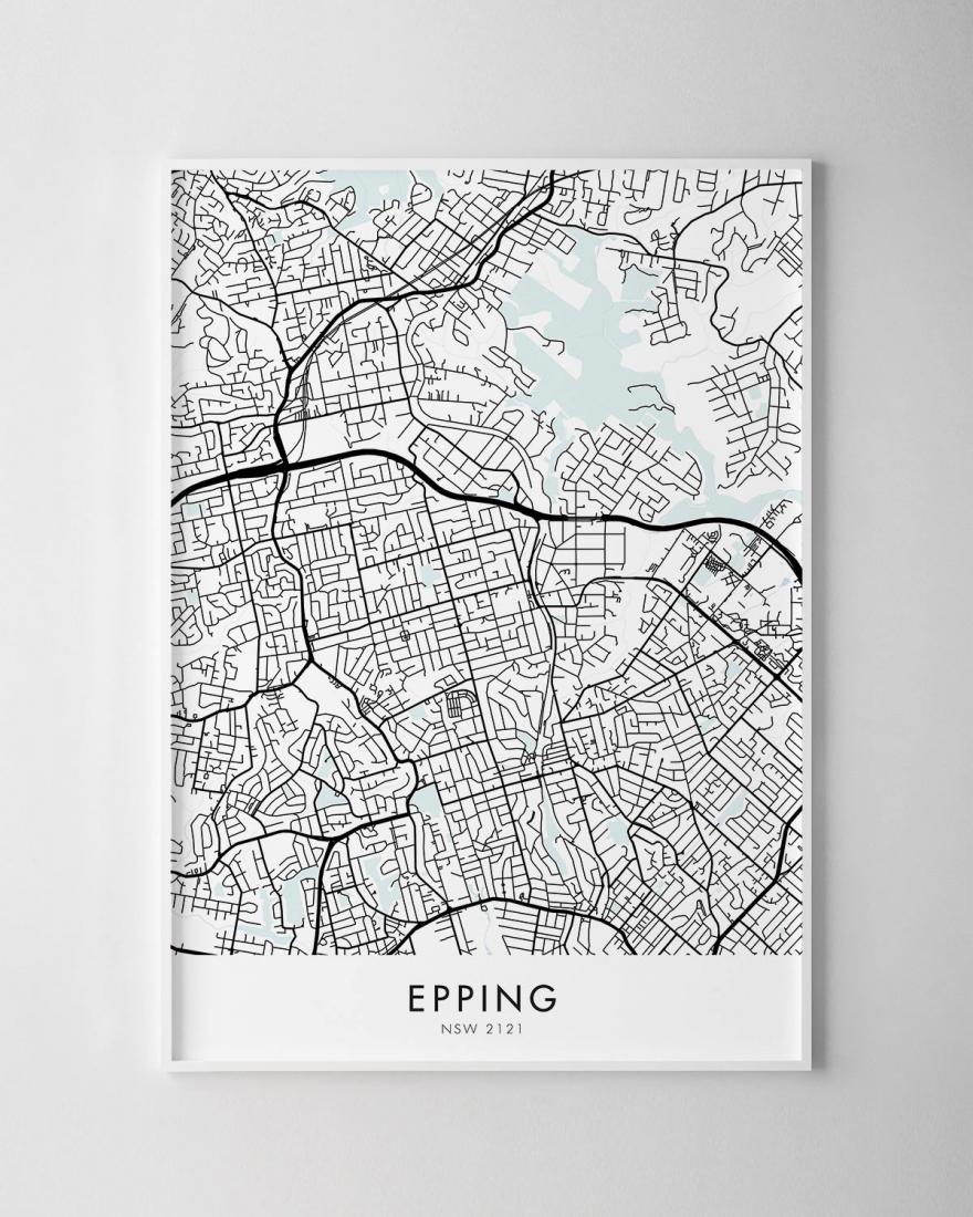 Sydney – Epping Map Print - Chelsea Chelsea