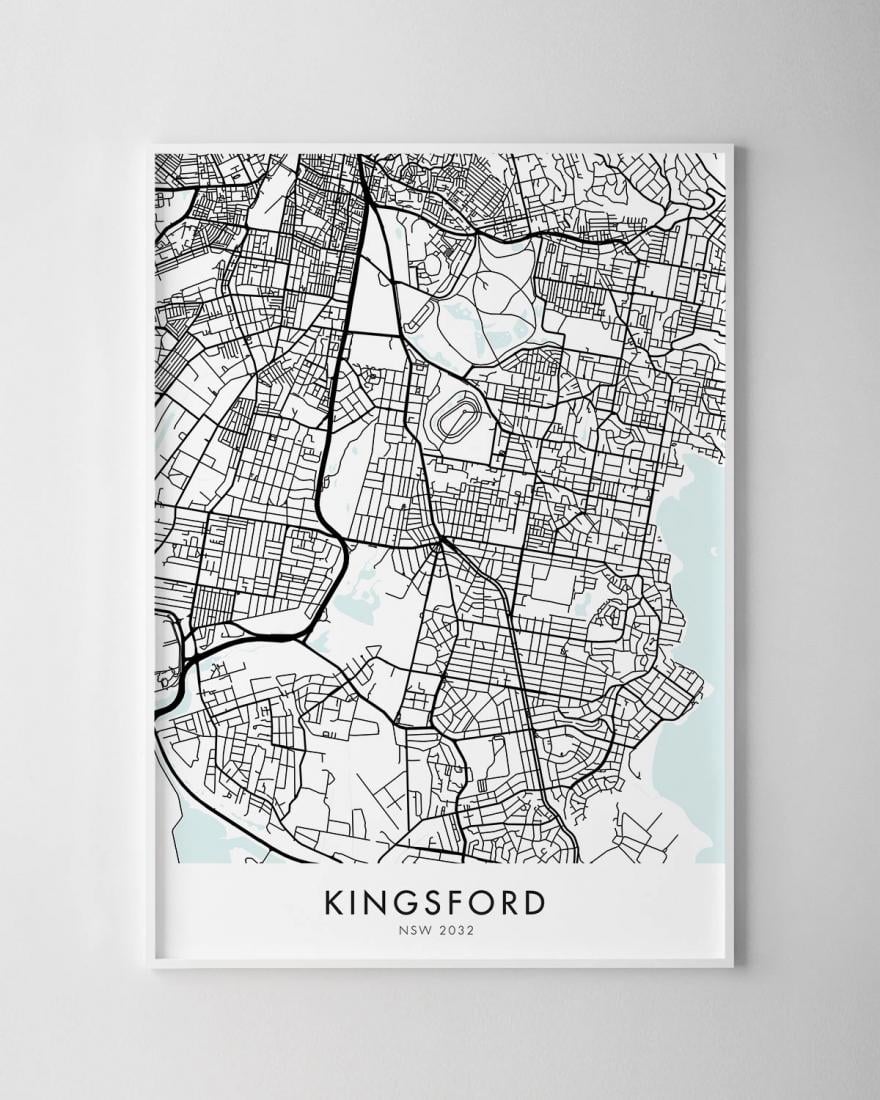 Sydney – Kingsford Map Print - Chelsea Chelsea