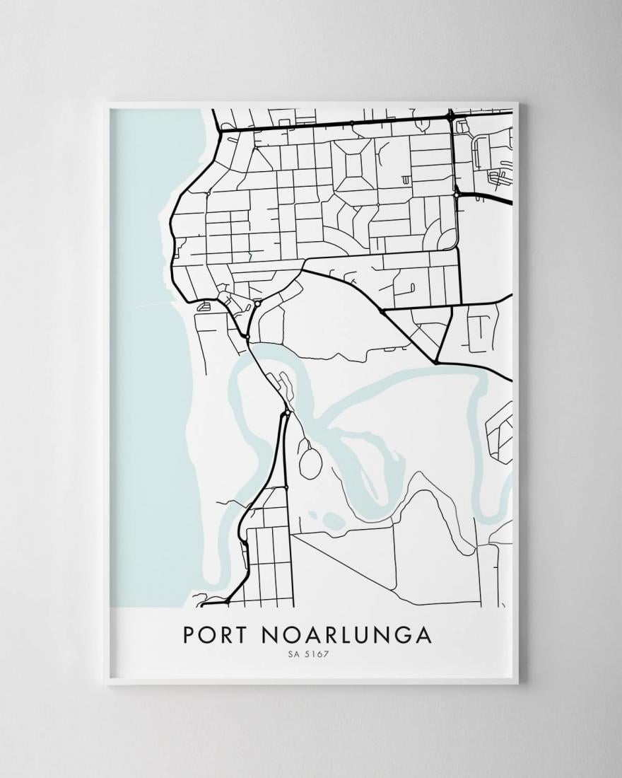 Adelaide – Port Noarlunga Map Print - Chelsea Chelsea