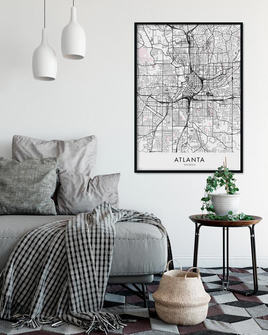 Atlanta Map Print - Chelsea Chelsea