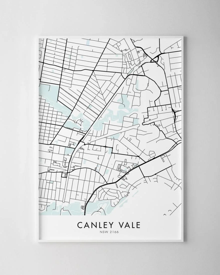 Sydney – Canley Vale Map Print - Chelsea Chelsea