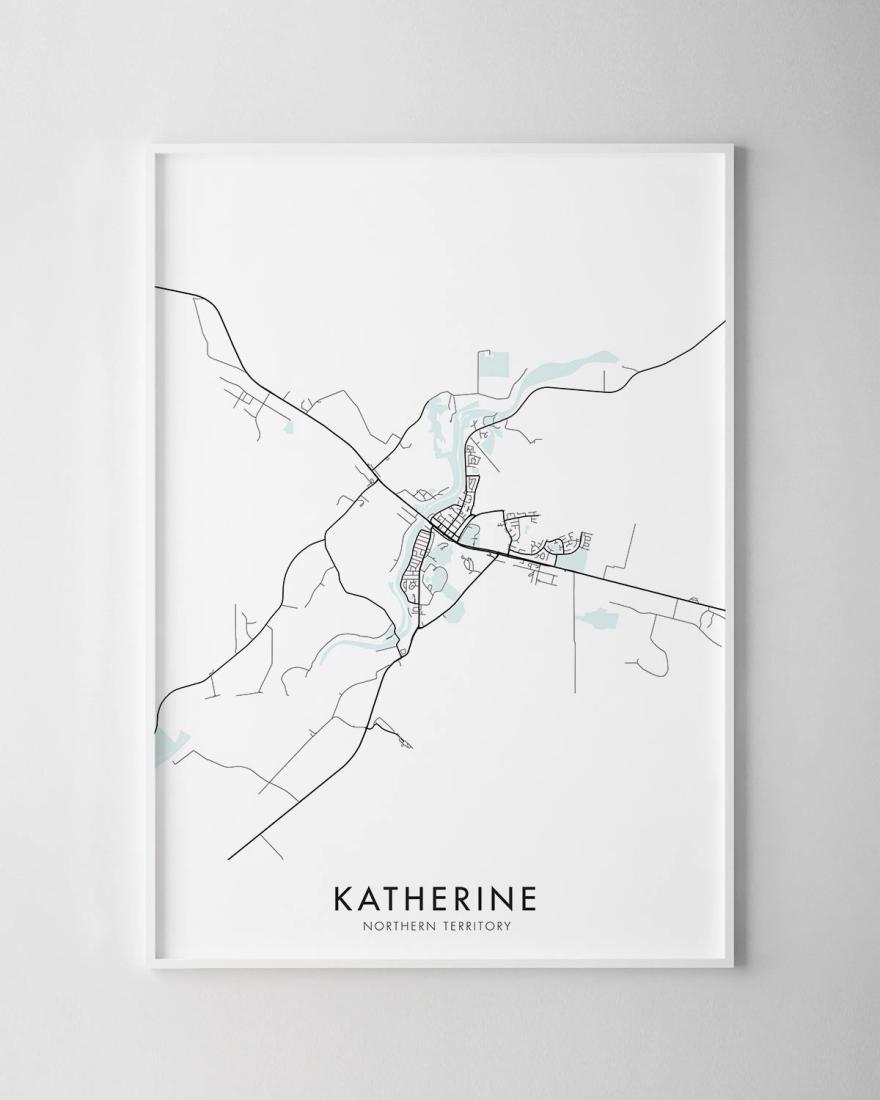 Katherine Map Print - Chelsea Chelsea