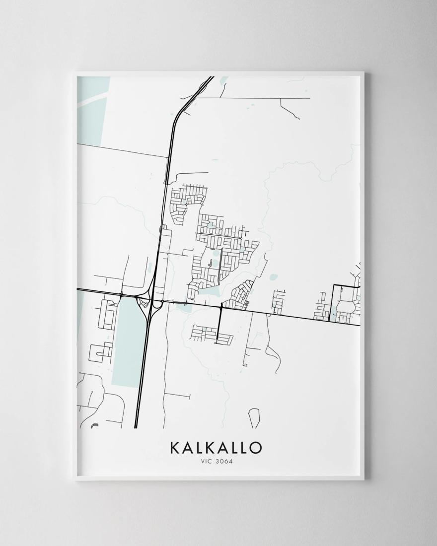 Melbourne – Kalkallo Map Print - Chelsea Chelsea