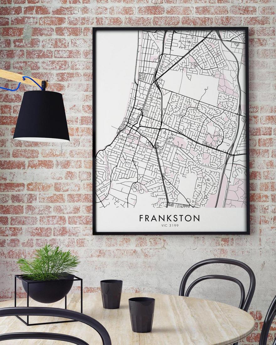 Melbourne – Frankston Map Print - Chelsea Chelsea