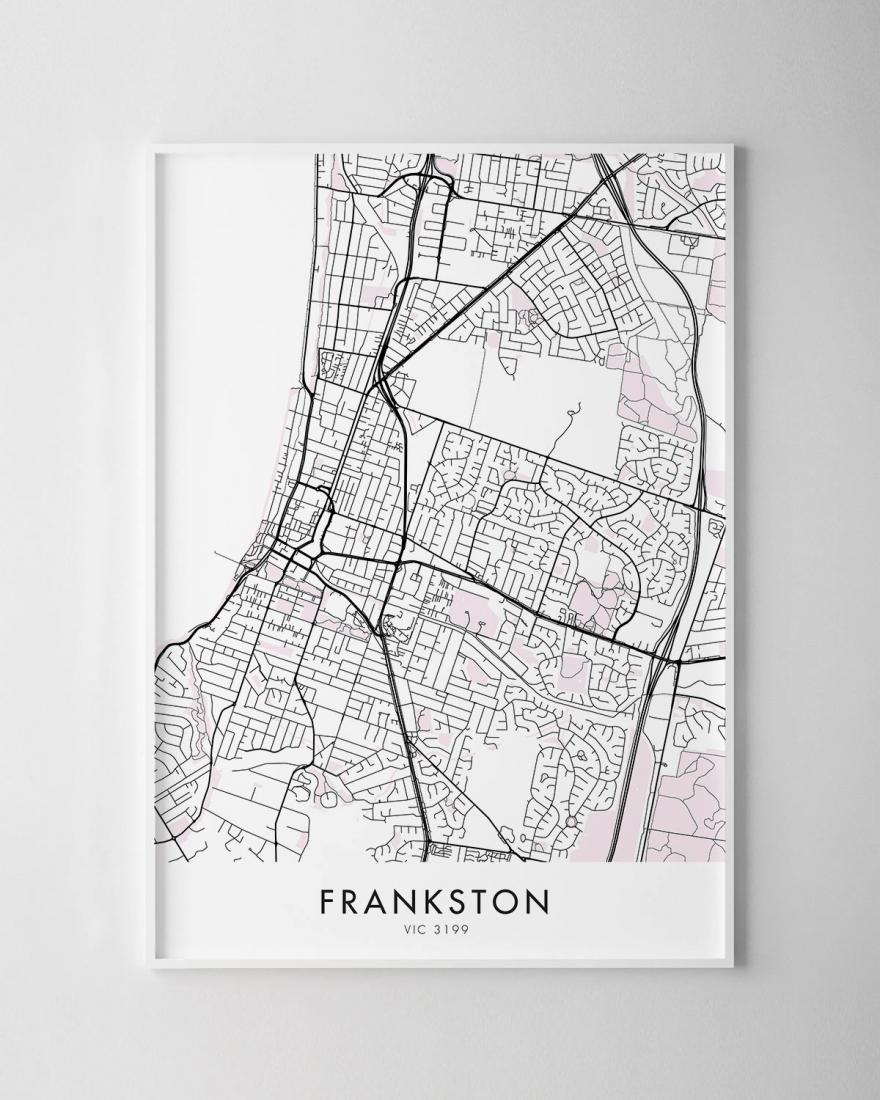 Melbourne – Frankston Map Print - Chelsea Chelsea