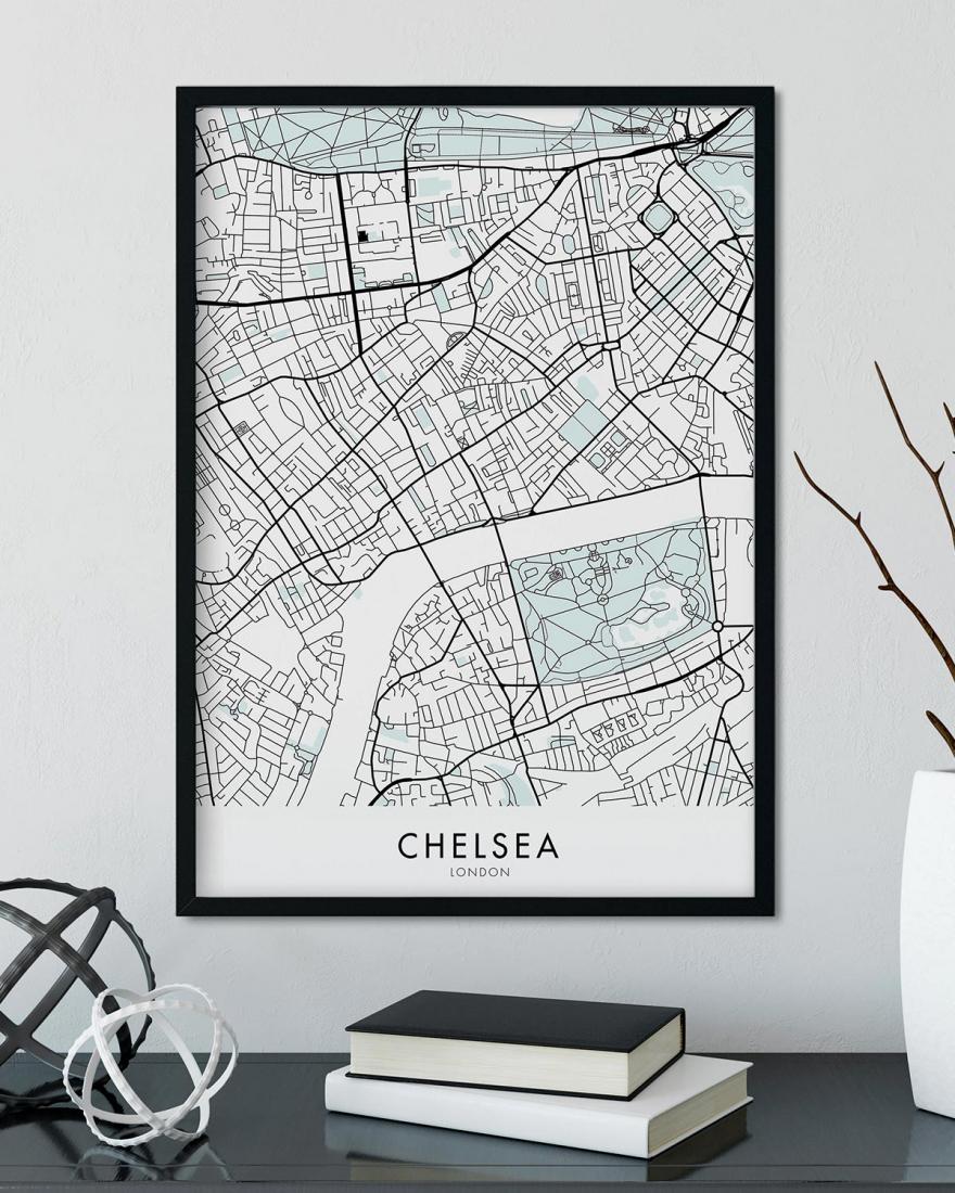 Chelsea, London Map Print - Chelsea Chelsea