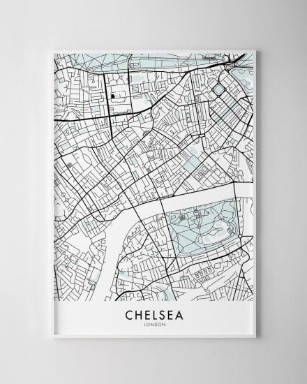 Chelsea, London Map Print | Chelsea Chelsea