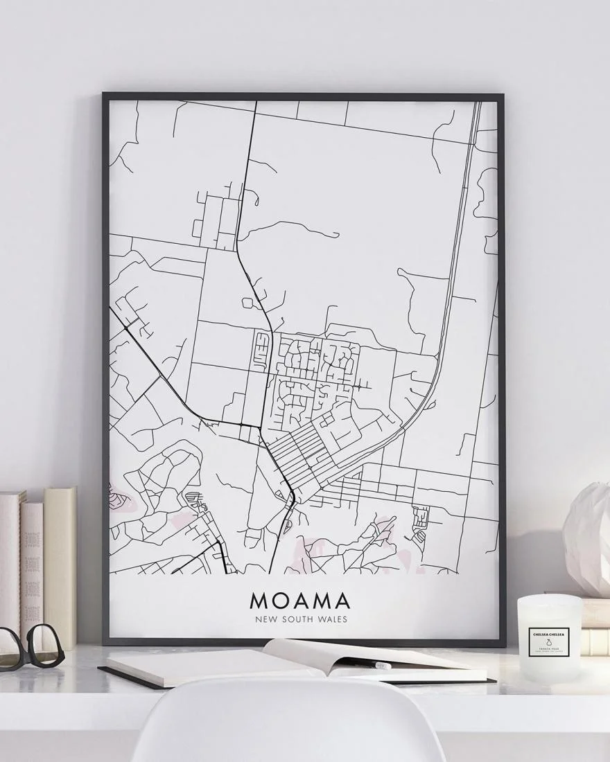 Moama NSW Map Print - Chelsea Chelsea