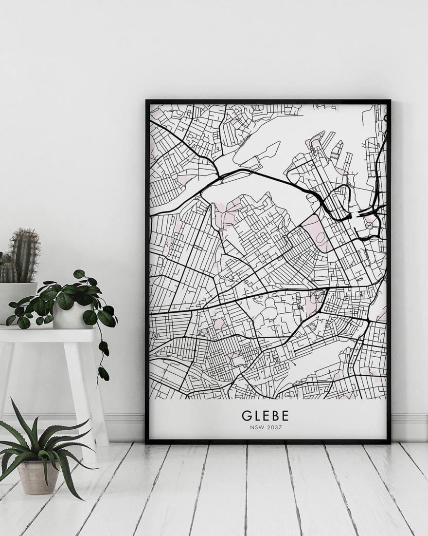 Sydney – Glebe Map Print - Chelsea Chelsea