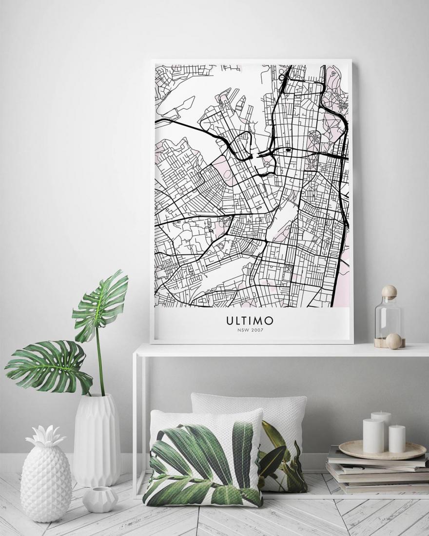 Sydney – Ultimo Map Print - Chelsea Chelsea