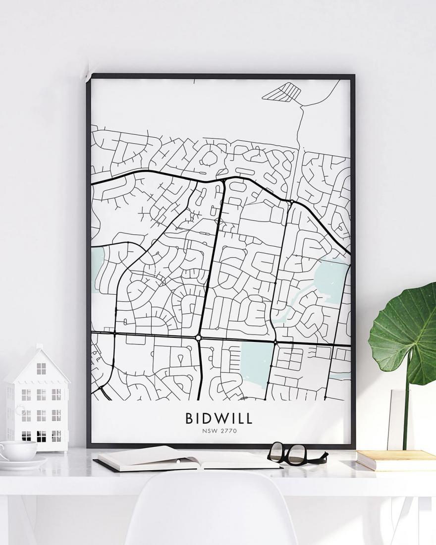 Sydney – Bidwill Map Print | Chelsea Chelsea