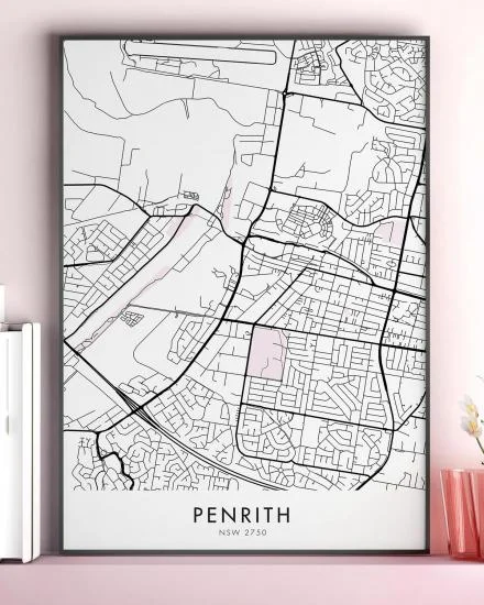 Sydney – Penrith Map Print | Chelsea Chelsea