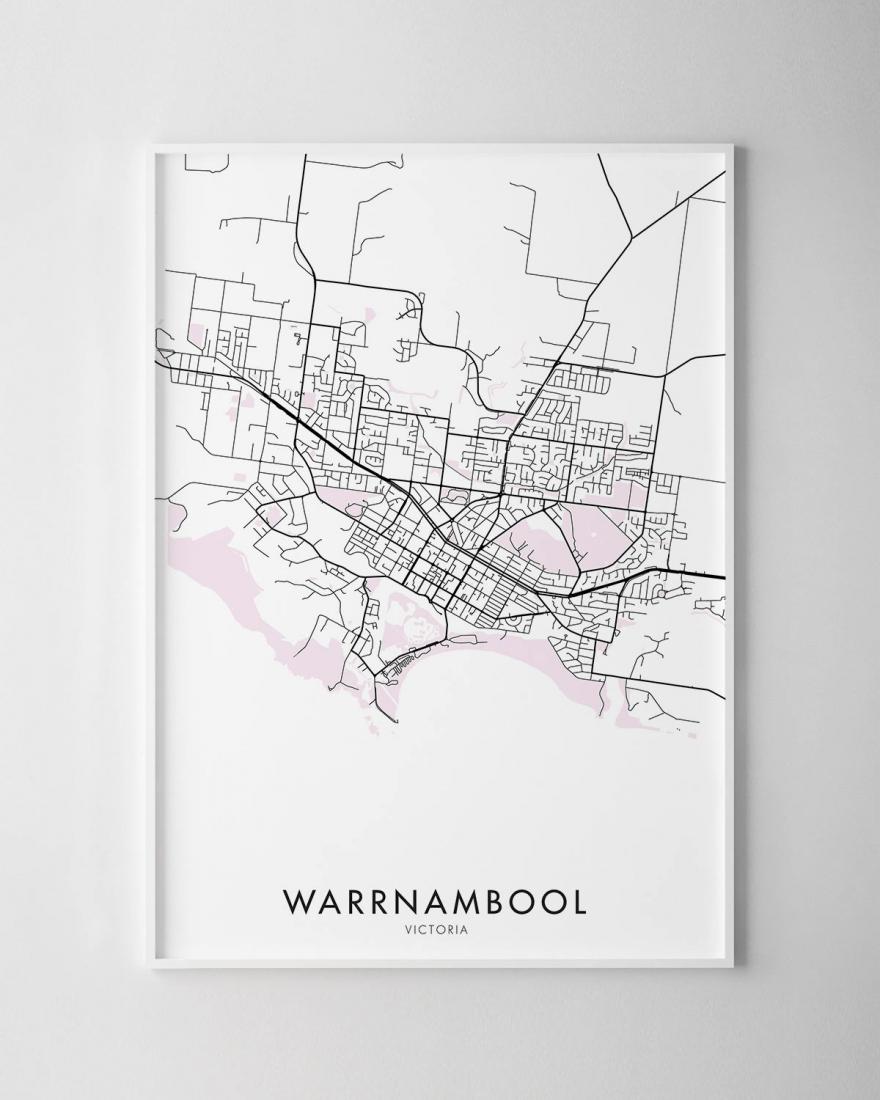Warrnambool VIC Map Print - Chelsea Chelsea