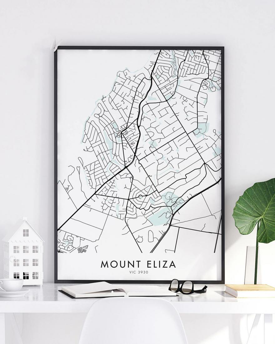 Melbourne – Mount Eliza Map Print - Chelsea Chelsea