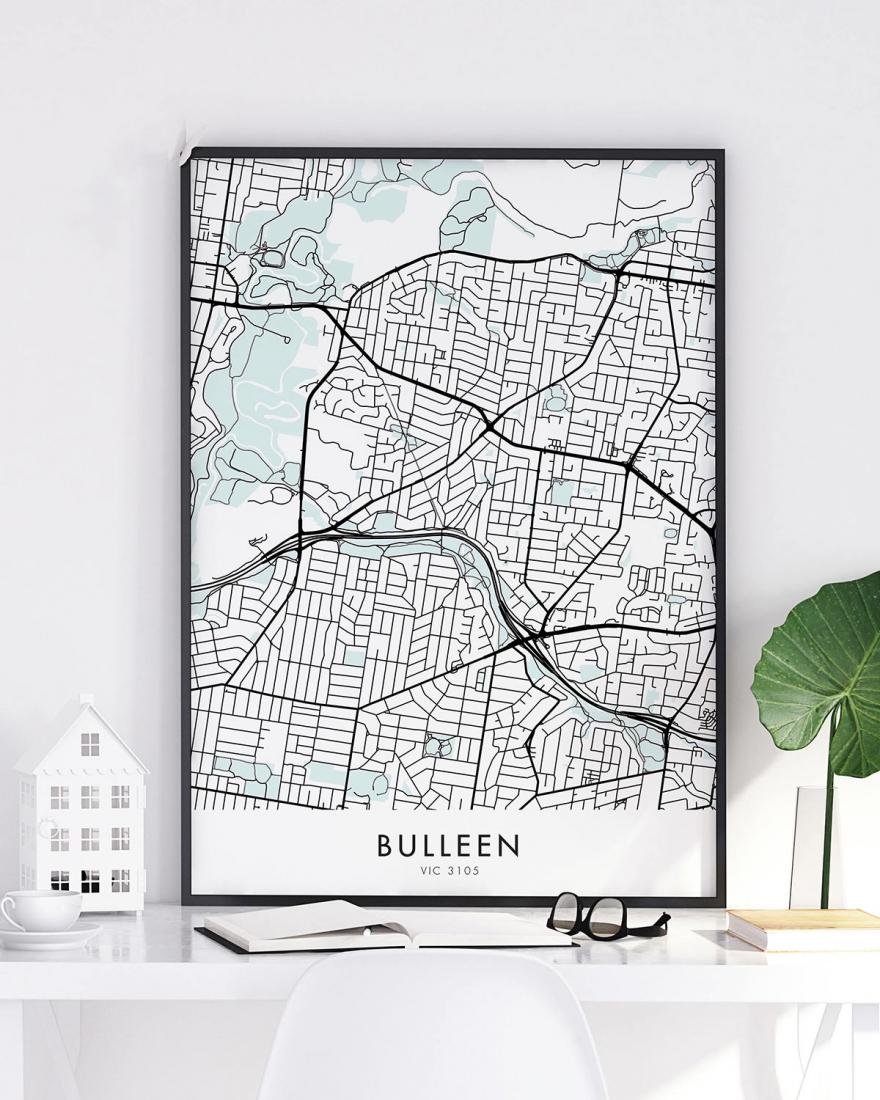 Melbourne – Bulleen Map Print - Chelsea Chelsea