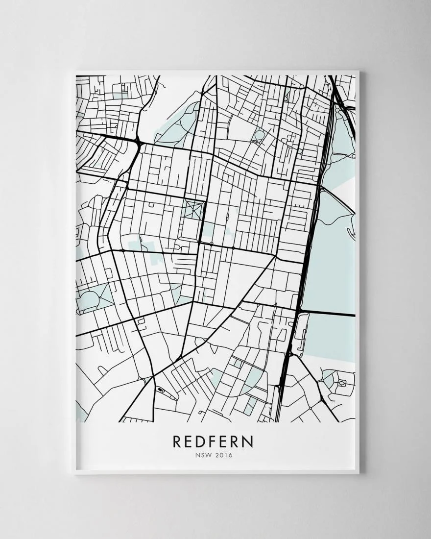 Sydney – Redfern Map Print | Chelsea Chelsea
