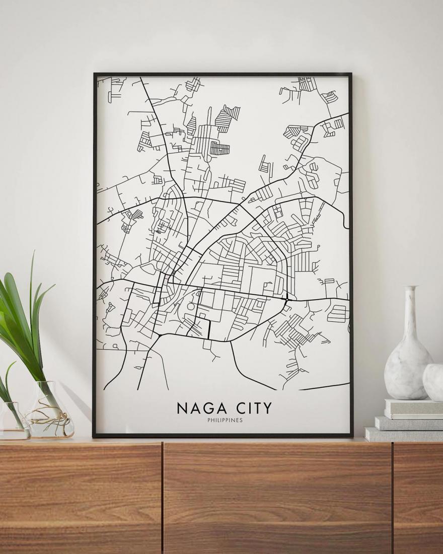 Naga City Map Print - Chelsea Chelsea