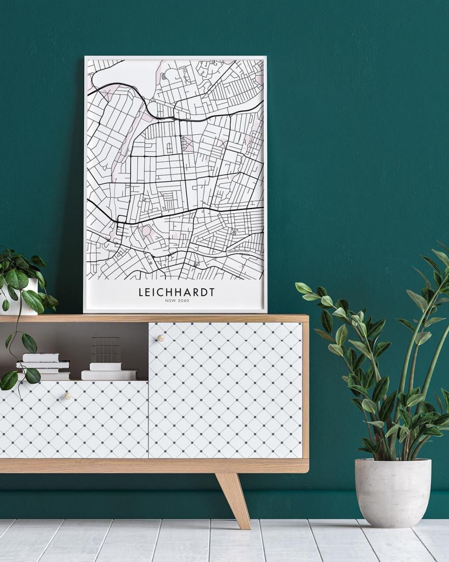 Sydney – Leichhardt Map Print - Chelsea Chelsea